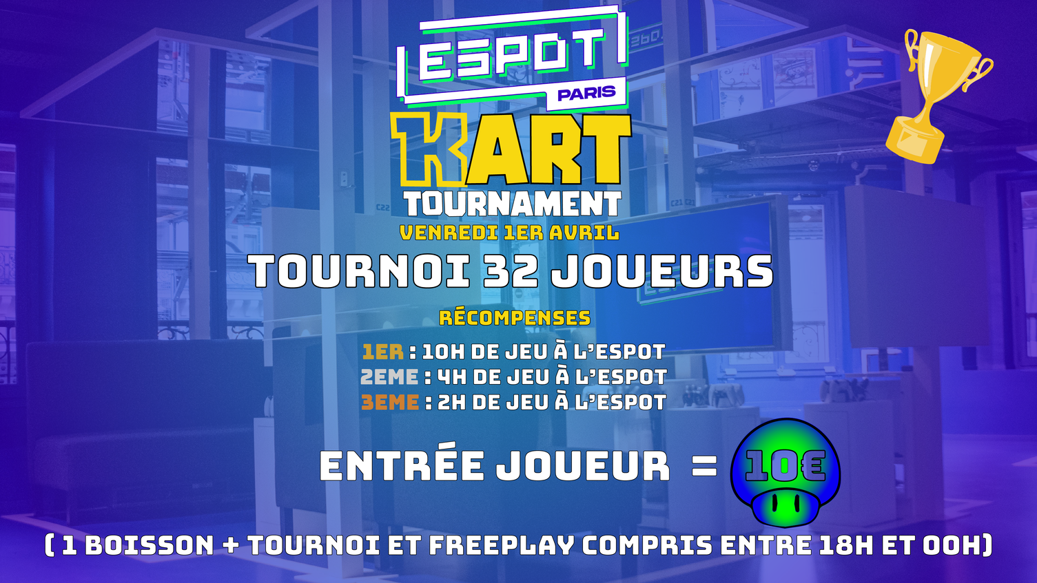 Espot Paris - Premier lieu de Gaming et Esport à Paris